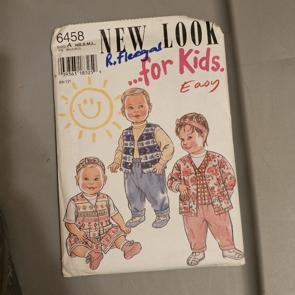 New Look | Other | New Look For Kids Sewing Pattern 6458 | Poshmark